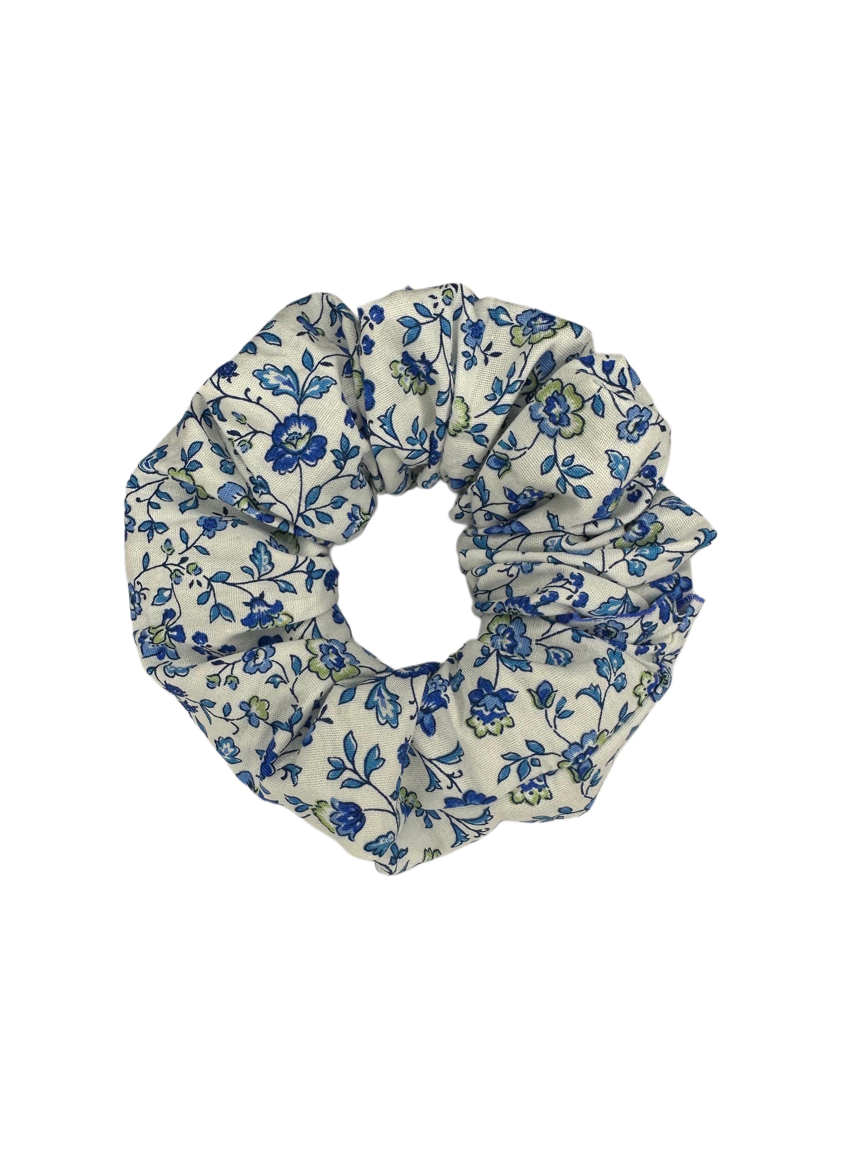 Bluebelle Floral Scrunchie – Pmmash & Co. Hair Accessories